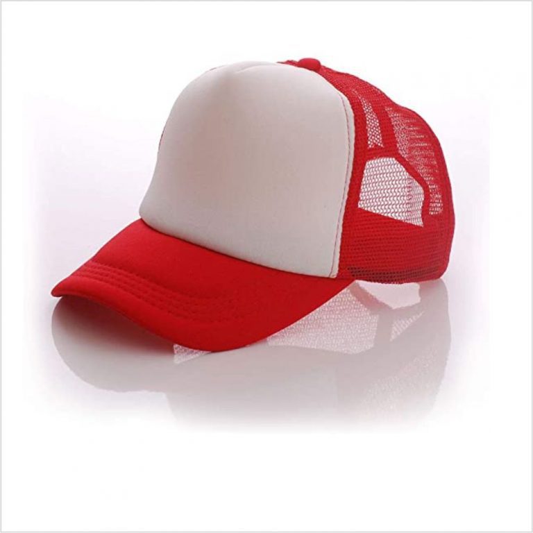 White & Red Sublimation Cap - Satelite Group