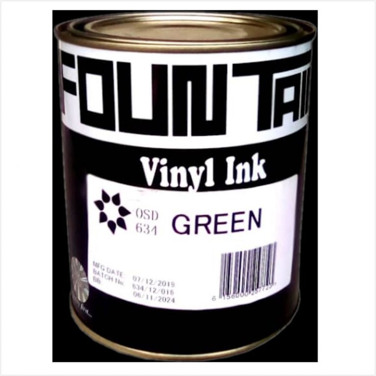 green pvc fountain ink - Satelite Group